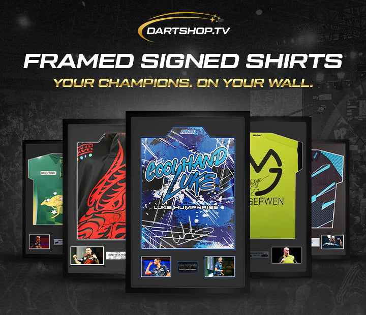 Signed Framed Darts Shirts Collection – Dartshop.tv
