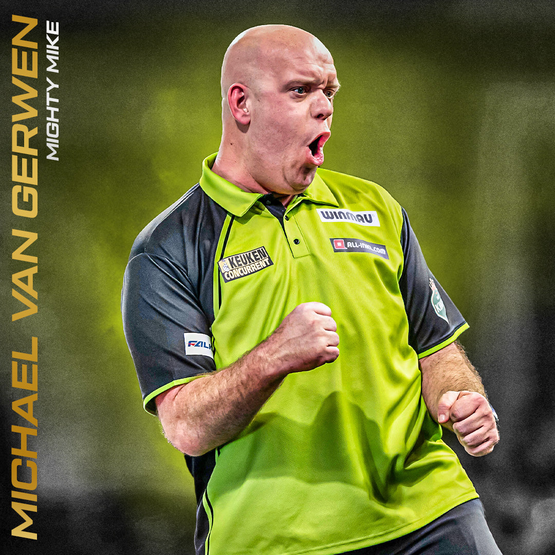 Michael van Gerwen Collection | Mighty Mike Darts Merchandise – Dartshop.tv