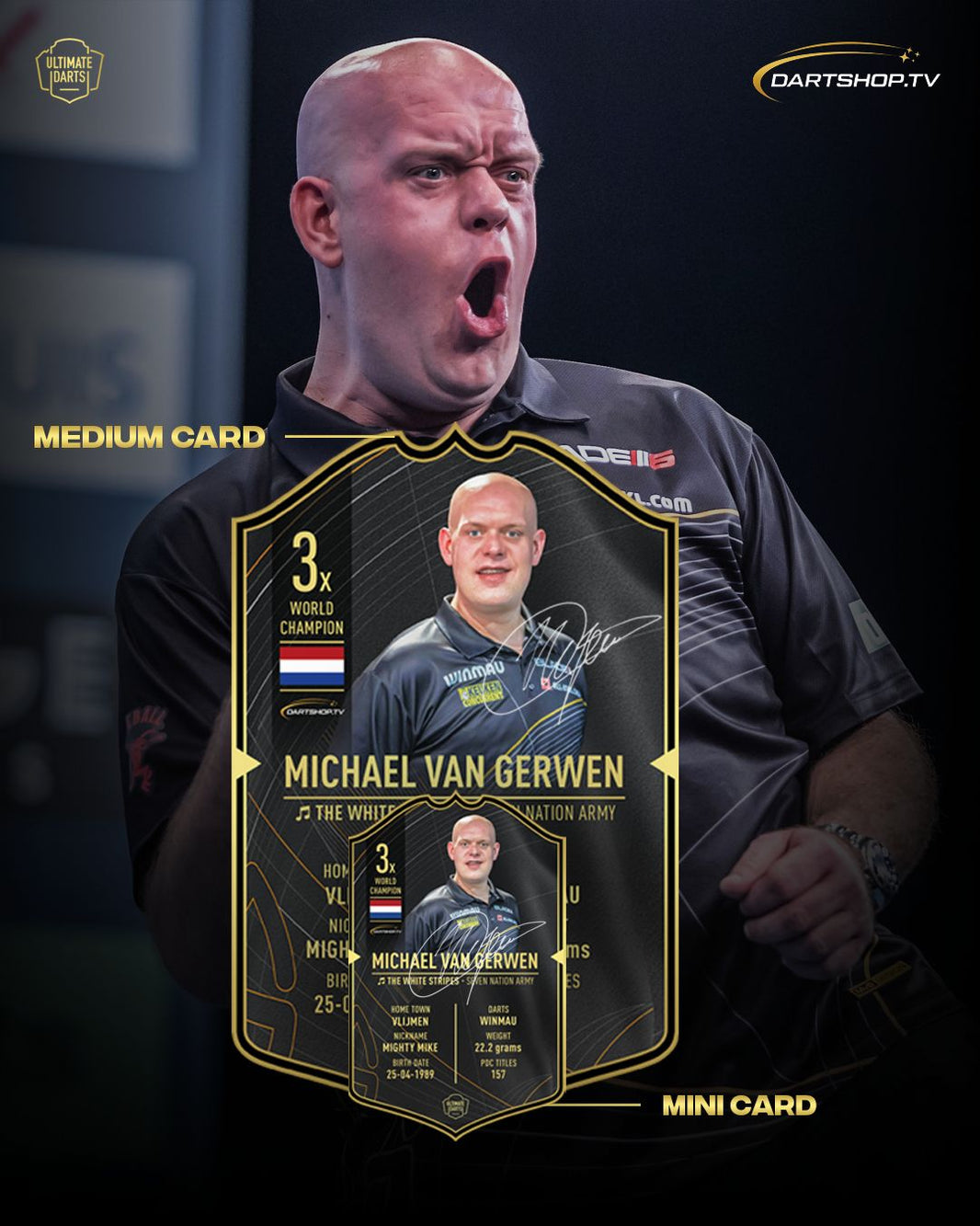 Signed Ultimate Darts Cards Collection | Exclusive Autographed Cards ...