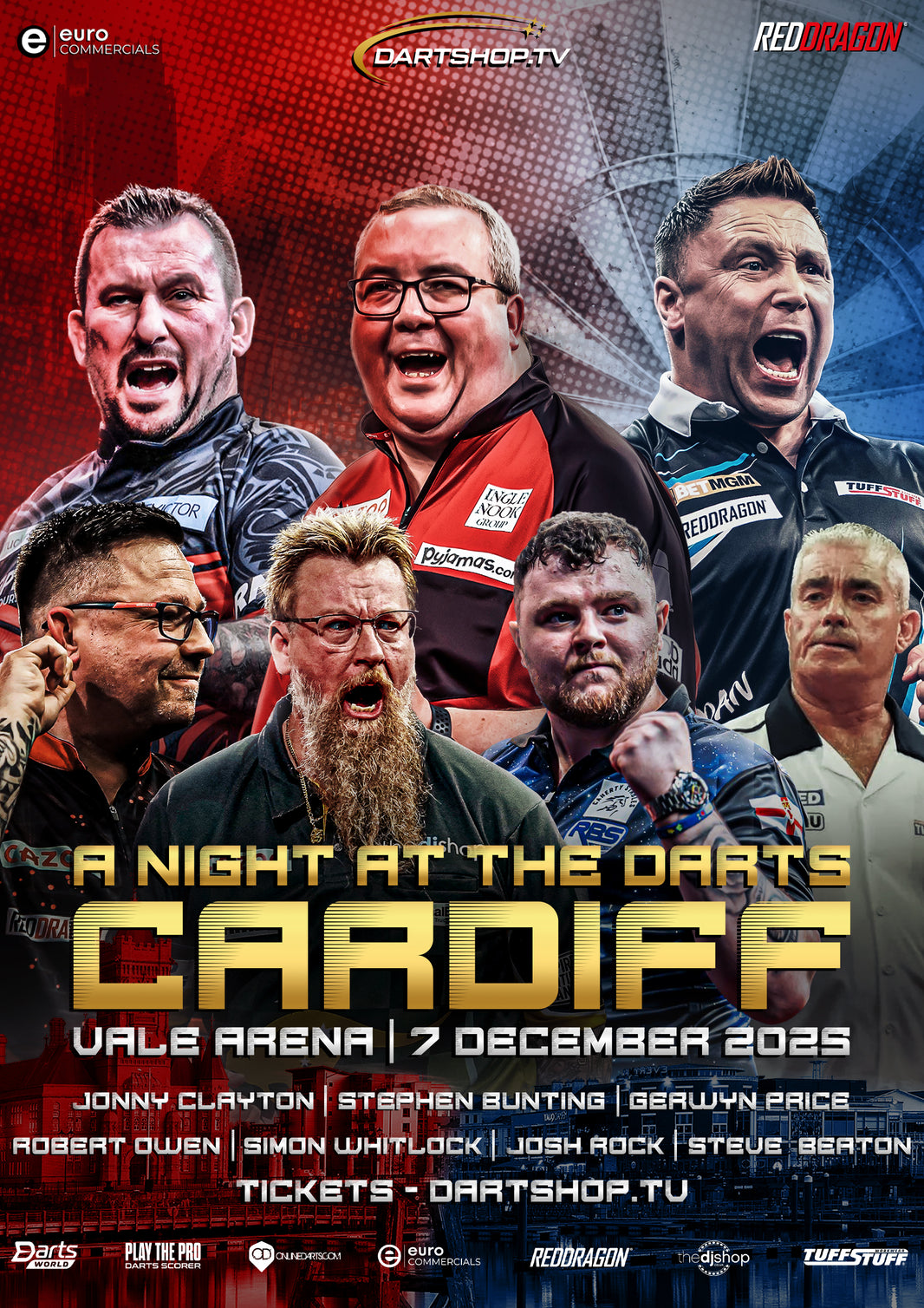 Gerwyn Price Collection | The Iceman Darts Merchandise – Dartshop.tv