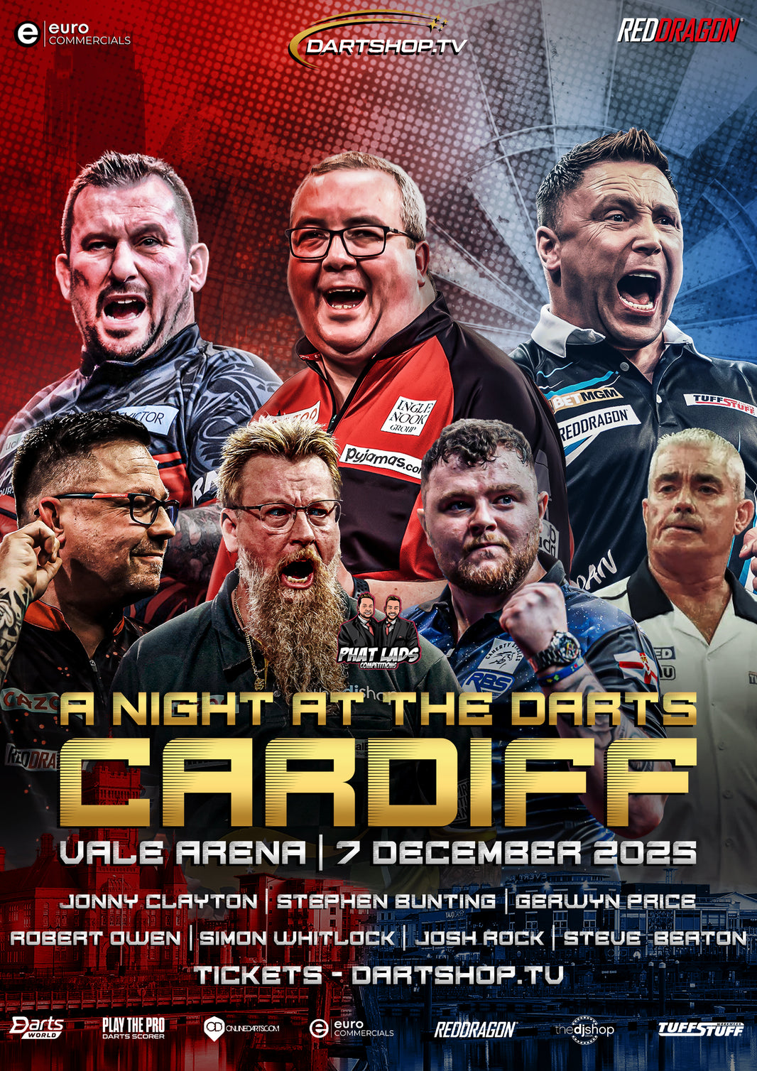 Gerwyn Price Collection | The Iceman Darts Merchandise – Dartshop.tv